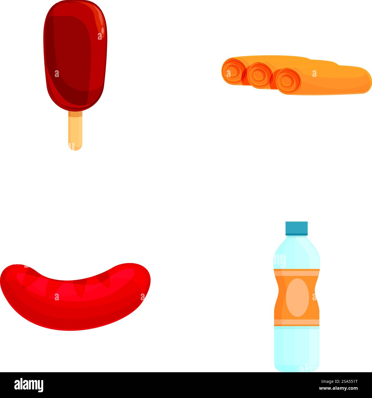 Sausage ice cream Cut Out Stock Images & Pictures - Alamy