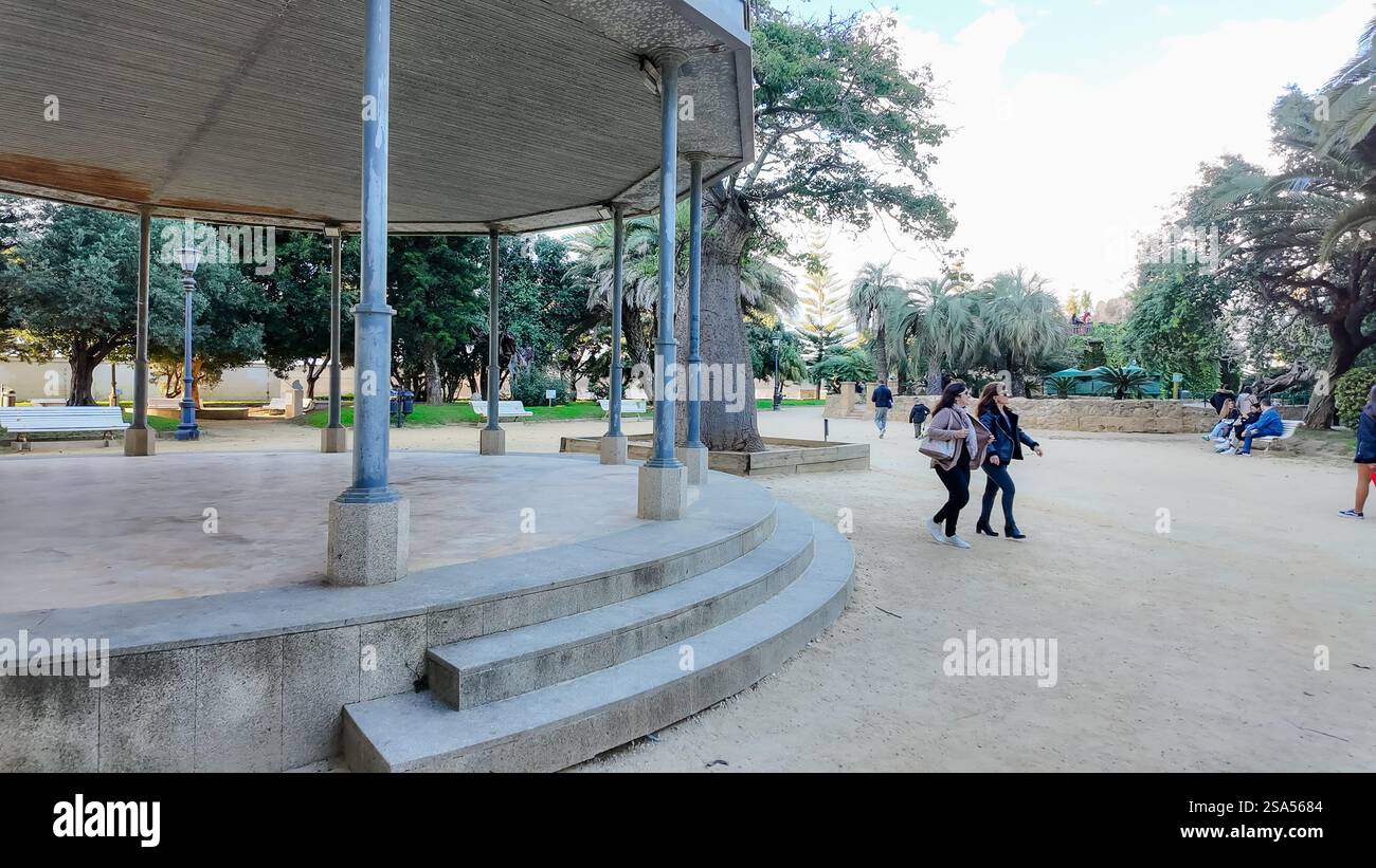Parque Genovés is a picturesque park in Cádiz, Spain, known for its ...