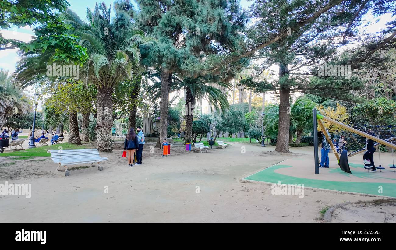 Parque Genovés is a picturesque park in Cádiz, Spain, known for its ...