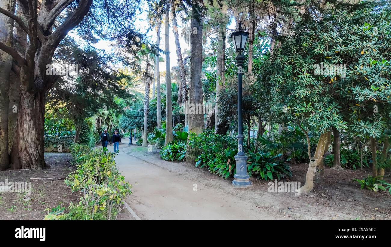 Parque Genovés is a picturesque park in Cádiz, Spain, known for its ...