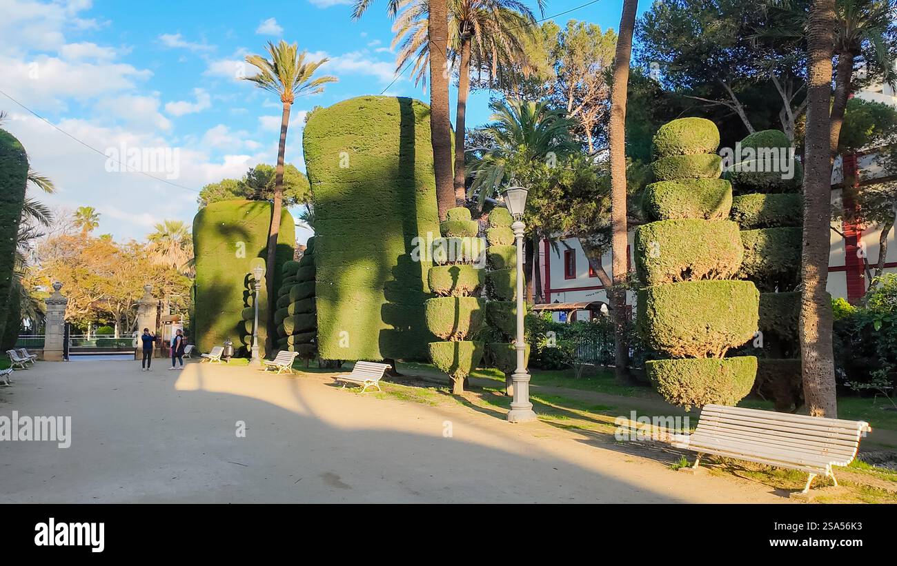 Parque Genovés is a picturesque park in Cádiz, Spain, known for its ...