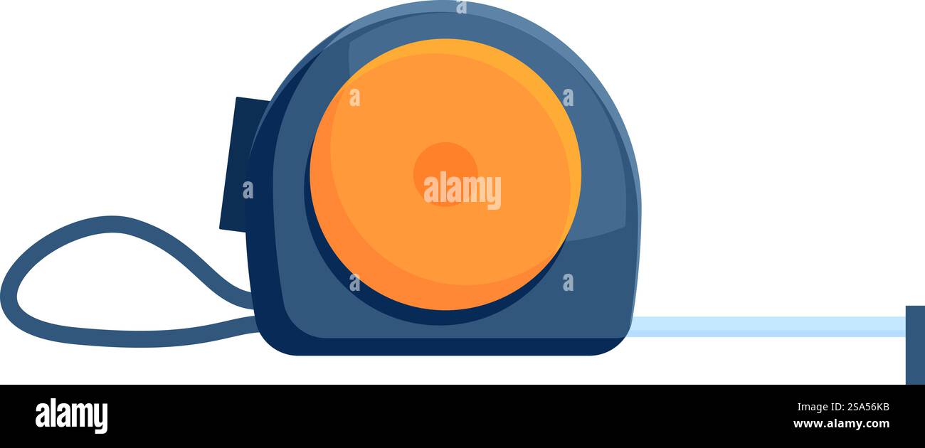 Measuring tape illustration representing the concept of measuring ...