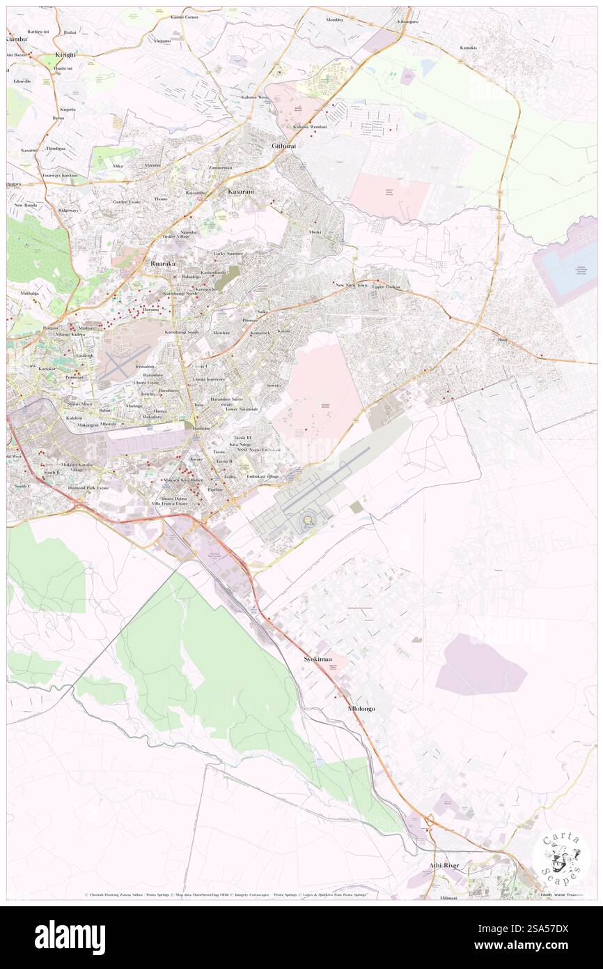 Embakasi, KE, Kenya, Nairobi Area, S 1 21' 1'', N 36 53' 37'', map ...
