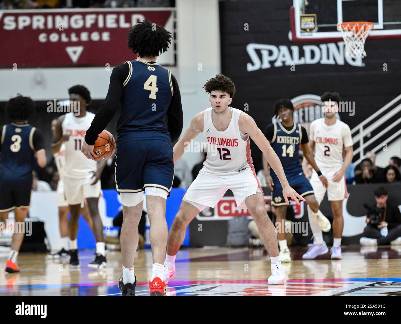 SPRINGFIELD, MA - JANUARY 18: Cameron Boozer of Christopher Columbus ...