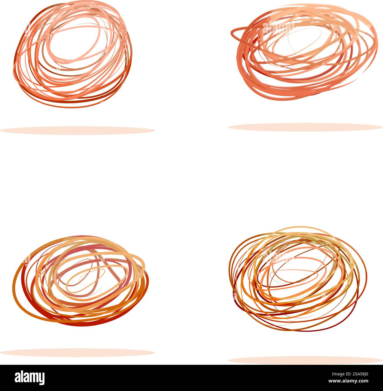 Tumbleweed plant icons set cartoon vector. Various dry tumbleweed grass. Wild west plant ...