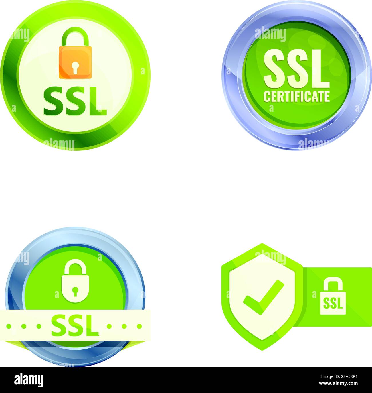 Ssl concept icons set cartoon vector. Secure sockets layer certificate ... Ssl concept icons set cartoon vector. Secure sockets layer certificate ...