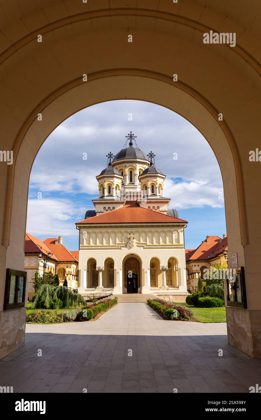 Romania, Alba Iulia. St. Michael's Cathedral, Roman Catholic cathedral ...
