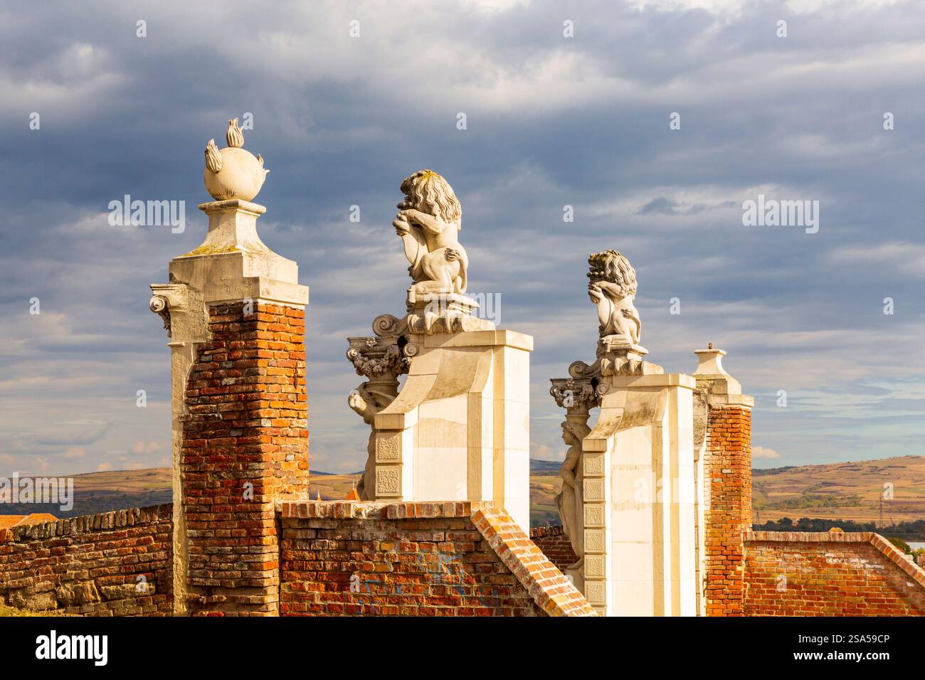 Romania, Transylvania. Alba Carolina Fortress complex Stock Photo - Alamy