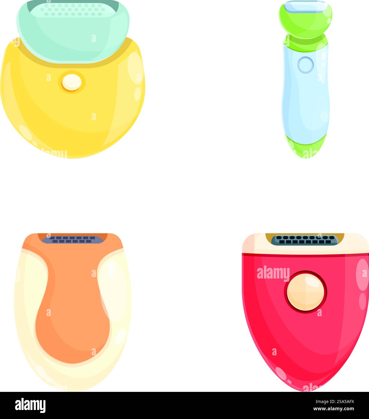 Depilator woman electric Stock Vector Images - Alamy