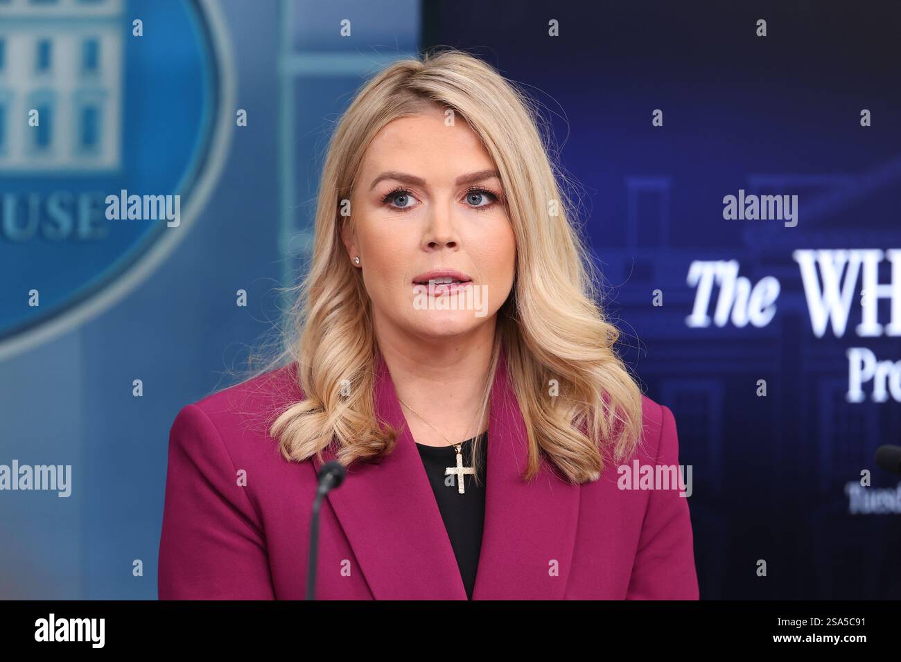 WASHINGTON, DC, USA –– In her debut press briefing, White House Press ...