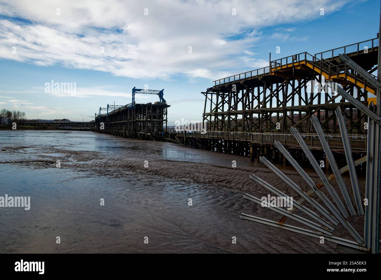 A gap in the historic industrial structure of Dunston Staithes ...