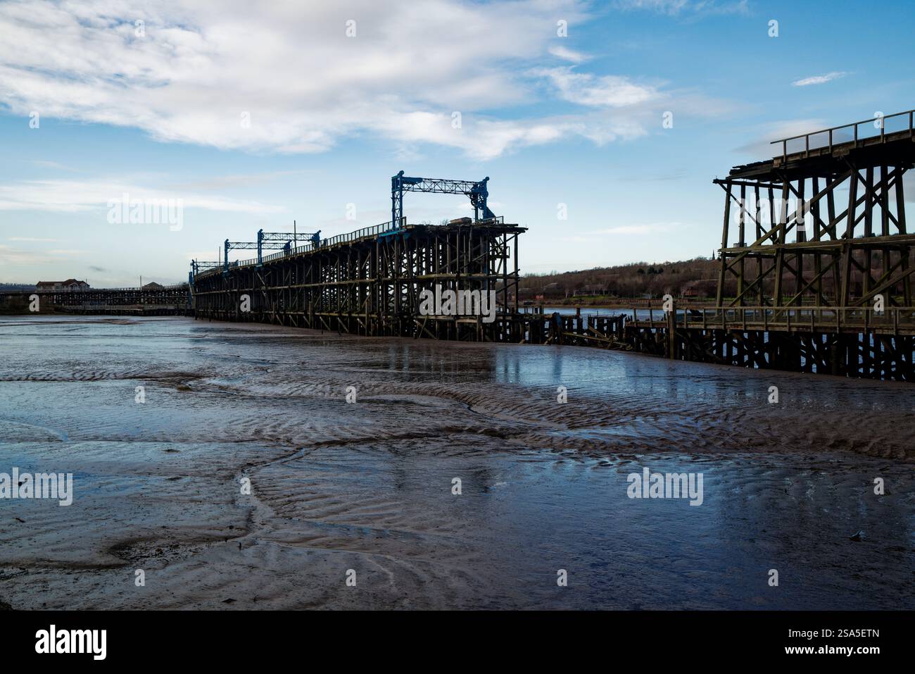 A gap in the historic industrial structure of Dunston Staithes ...