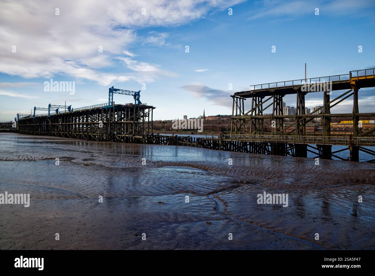 A gap in the historic industrial structure of Dunston Staithes ...