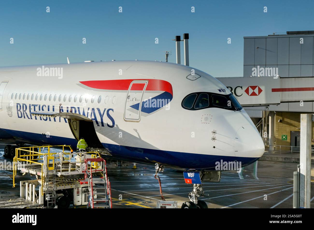 London, England, UK - 3 January 2025: Pallet loading equipment ...