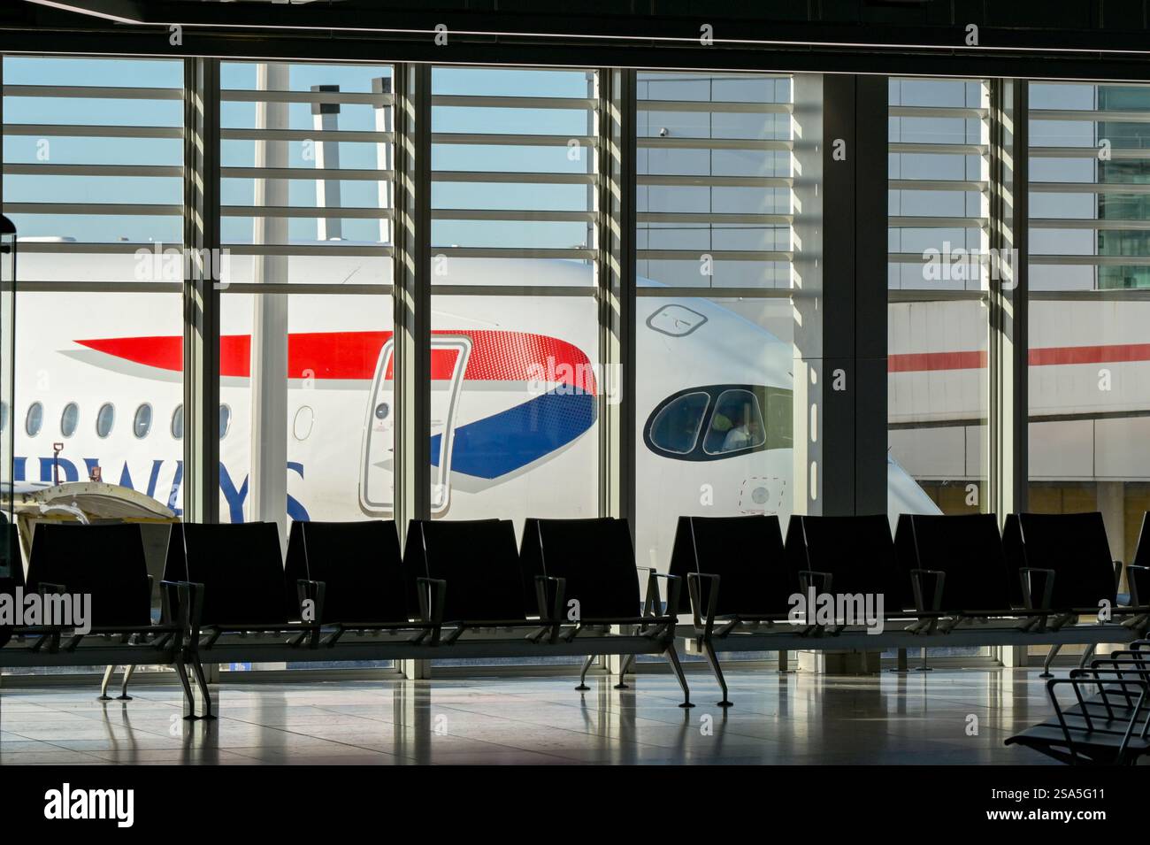 London, England, UK - 3 January 2025: British Airways Airbus A350 jet ...
