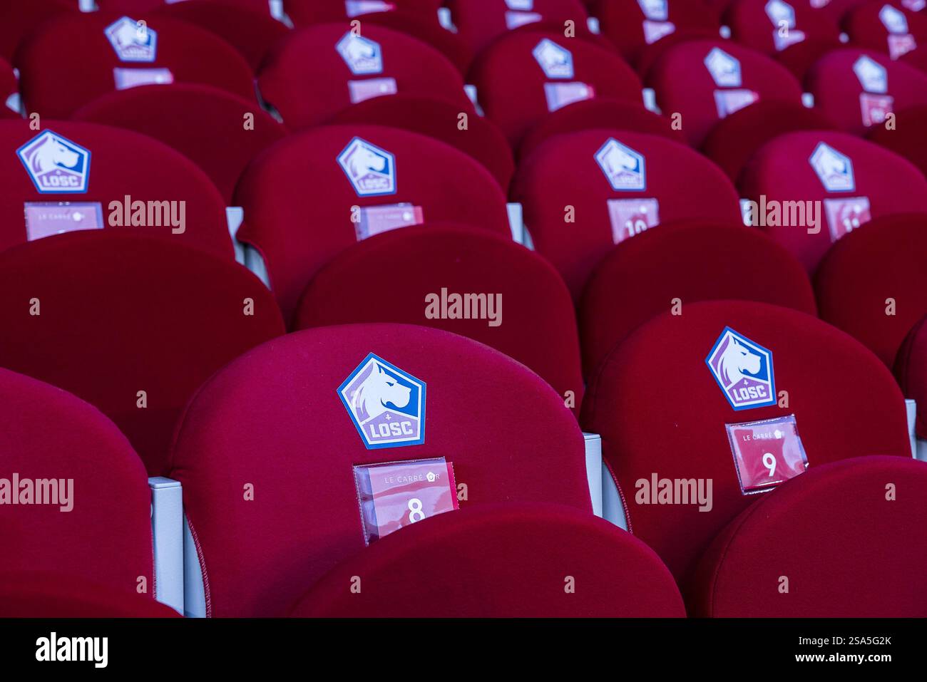 Lille, France. 28th Jan, 2025. LILLE, 28-01-2025. Decathlon Arena Stade ...
