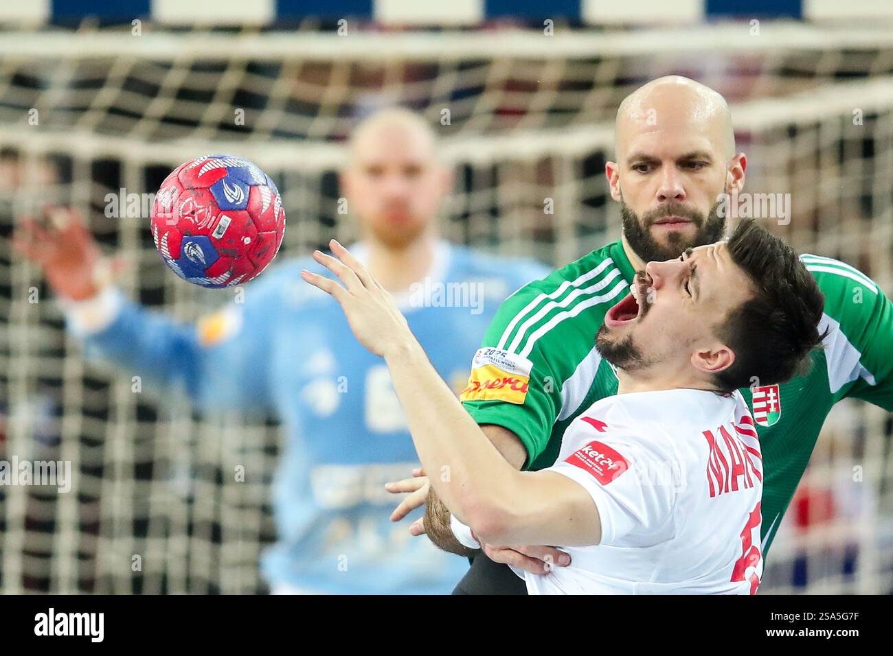 Zagreb, Croatia. 28th Jan, 2025. Ivan Martinovic of Croatia is ...