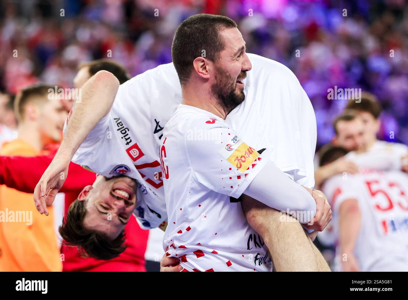 Zagreb, Croatia. 28th Jan, 2025. Mario Sostaric and Filip Glavas ...