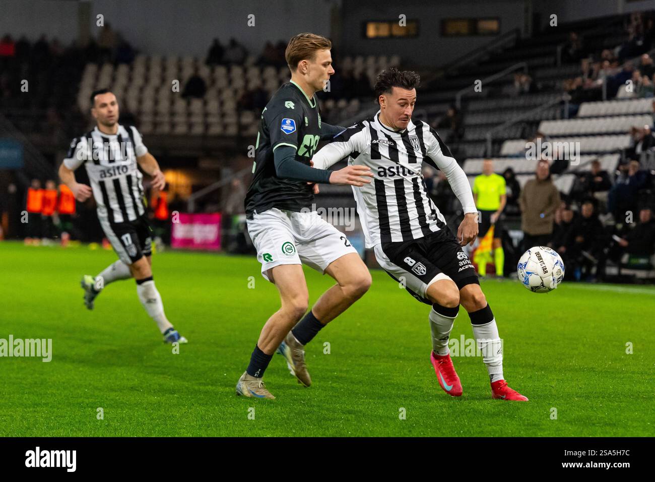 Almelo, Netherlands. 28th Jan, 2025. ALMELO, Stadium Asito, 28-01-2025 ...