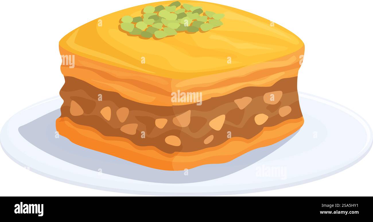 Traditional middle eastern sweet dessert with a crunchy, chewy texture ...