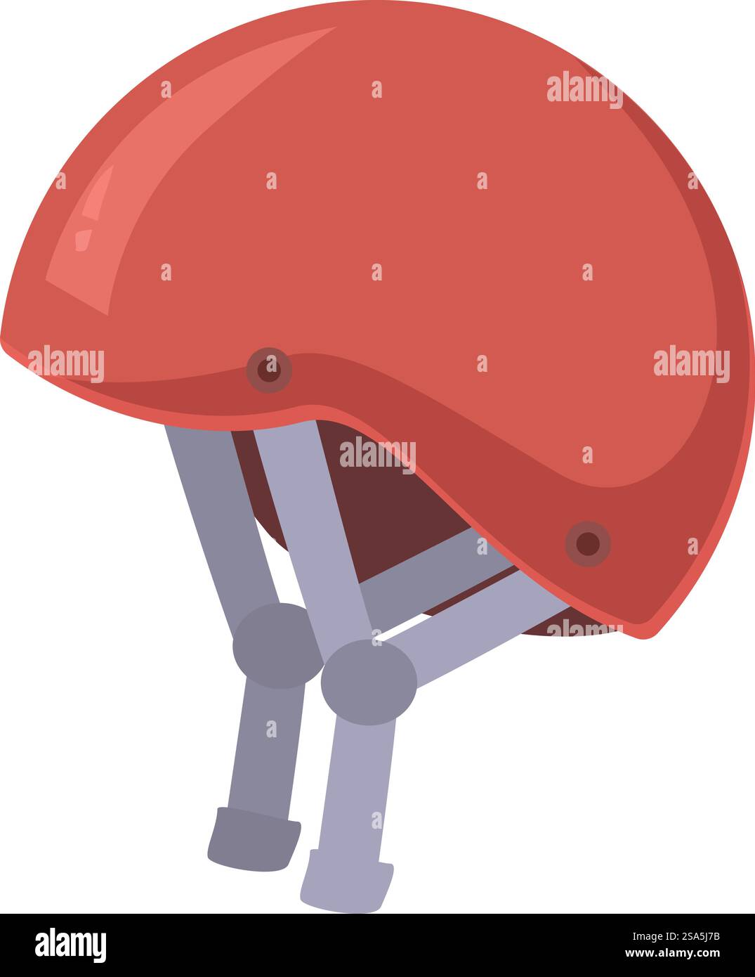 Red helmet ensuring safety during various activities hi-res stock ...