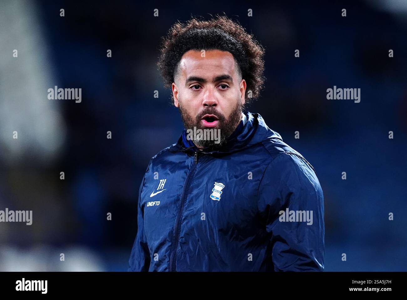 Birmingham City assistant coach Tom Huddlestone before the Sky Bet ...