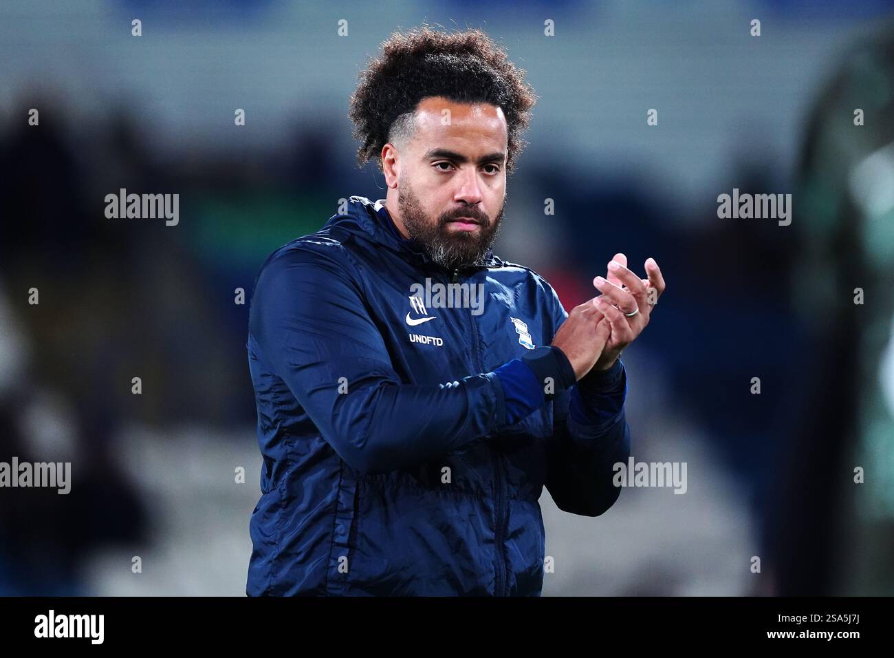 Birmingham City assistant coach Tom Huddlestone before the Sky Bet ...