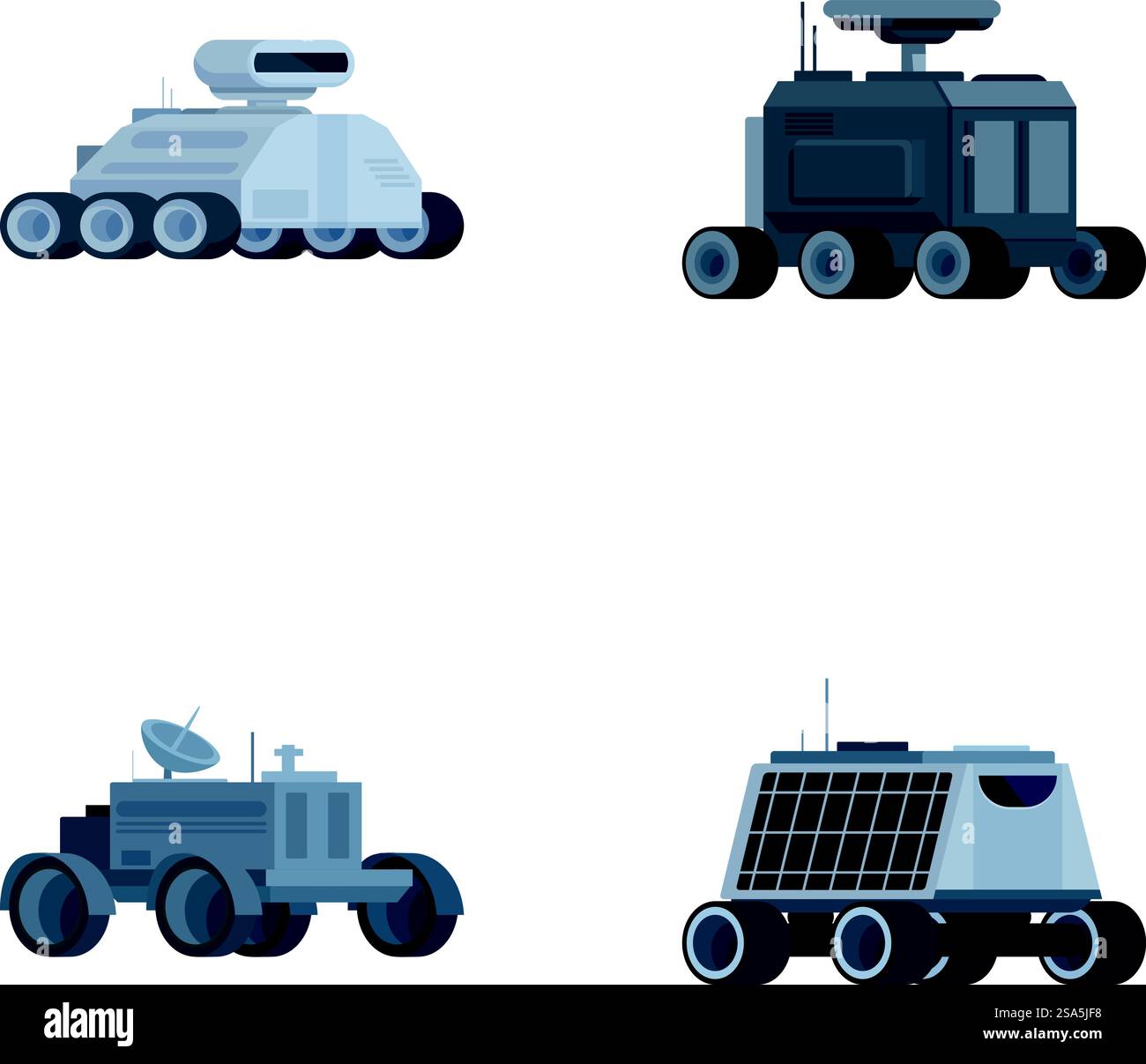 Autonomous tactical robot Stock Vector Images - Alamy