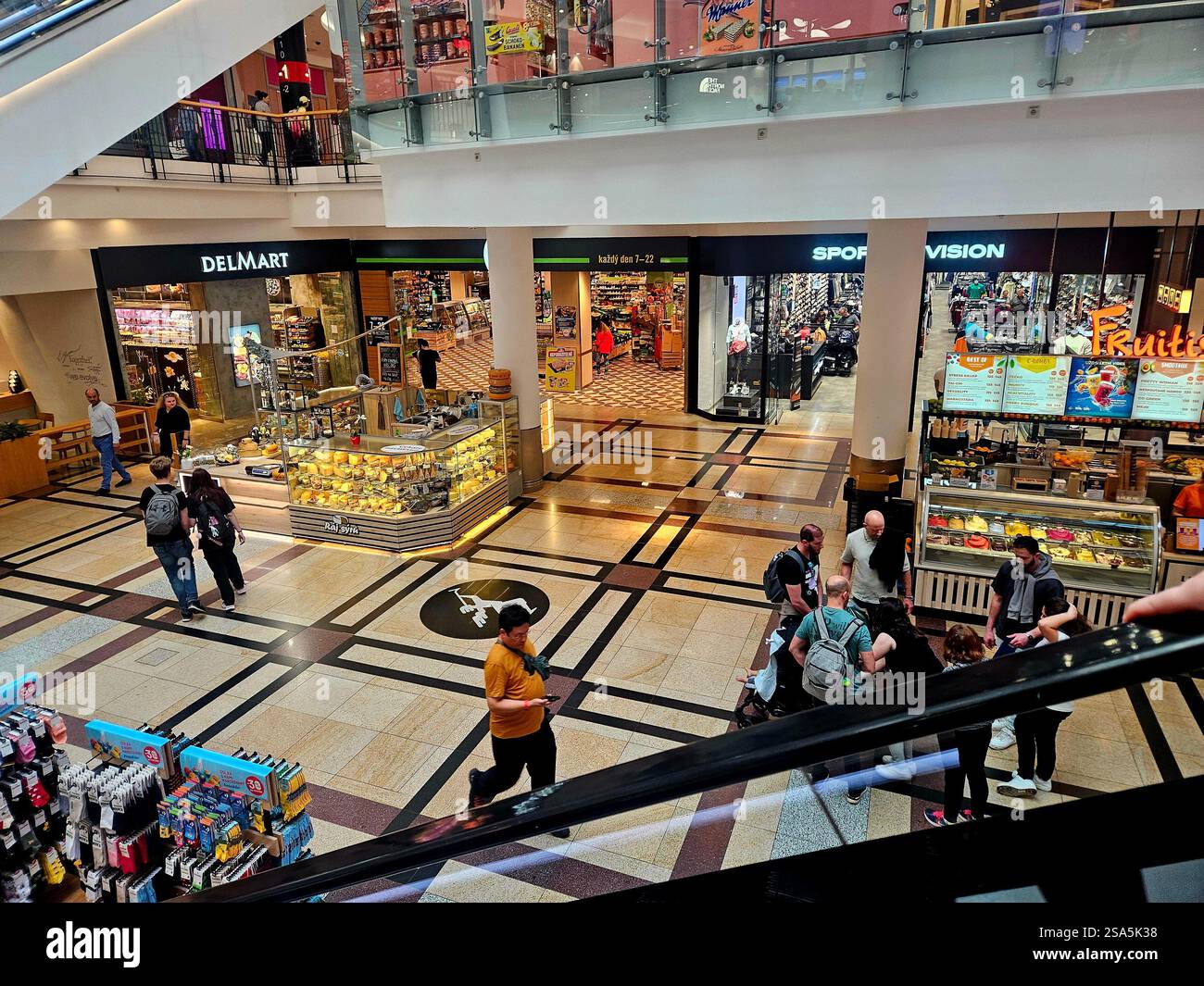 shopping mall Palladium in Prague from outside Stock Photo - Alamy
