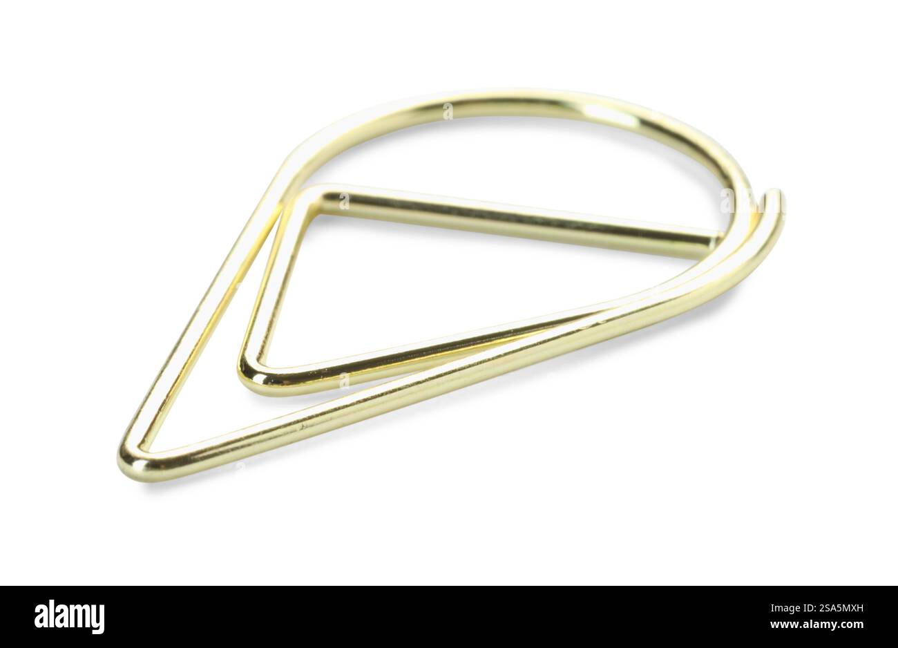 Golden paper clip hi-res stock photography and images - Alamy