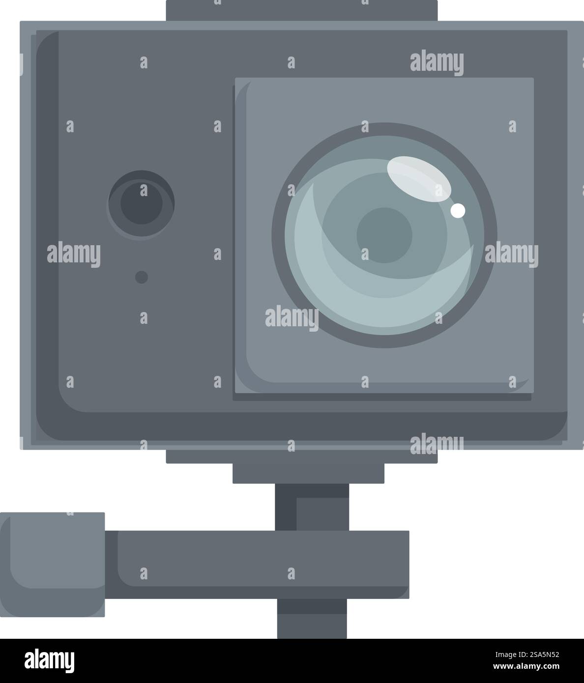 Action camera capturing breathtaking moments during thrilling ...