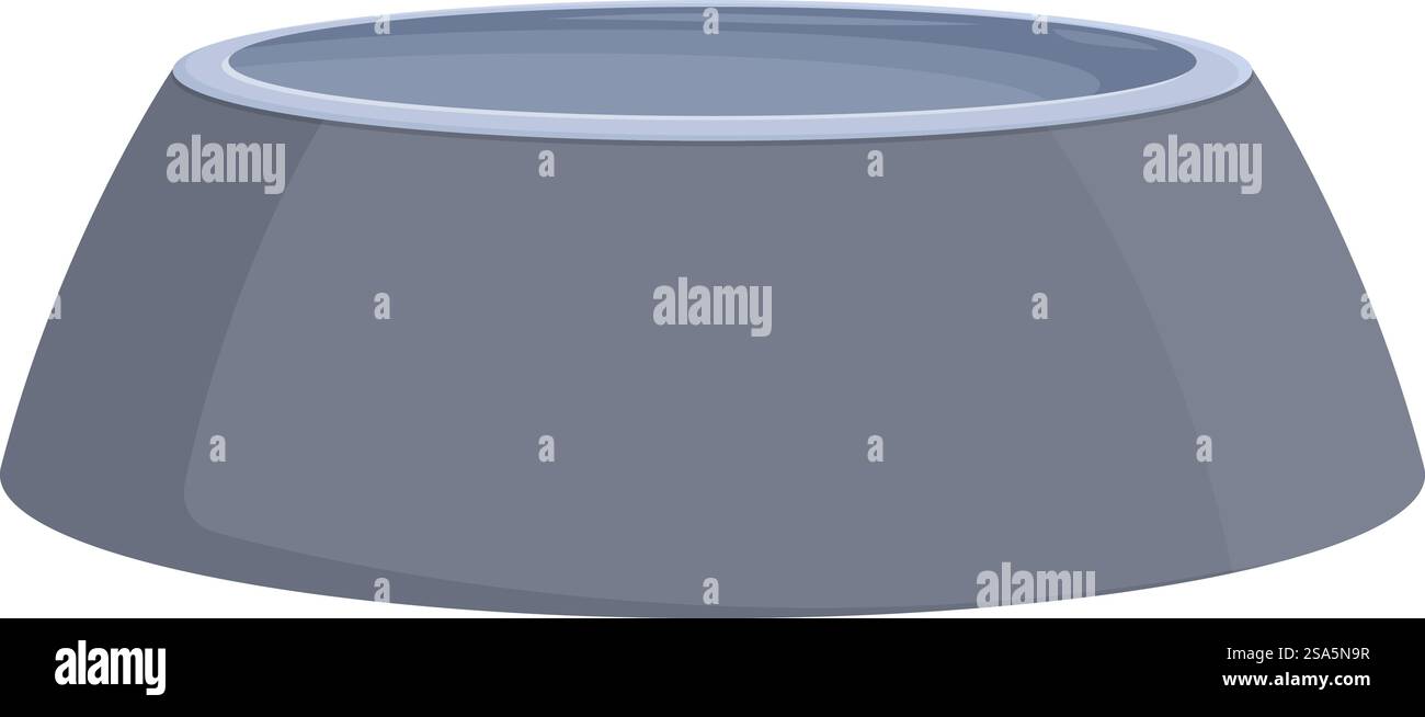 Metal dog bowl cut out Stock Vector Images - Alamy