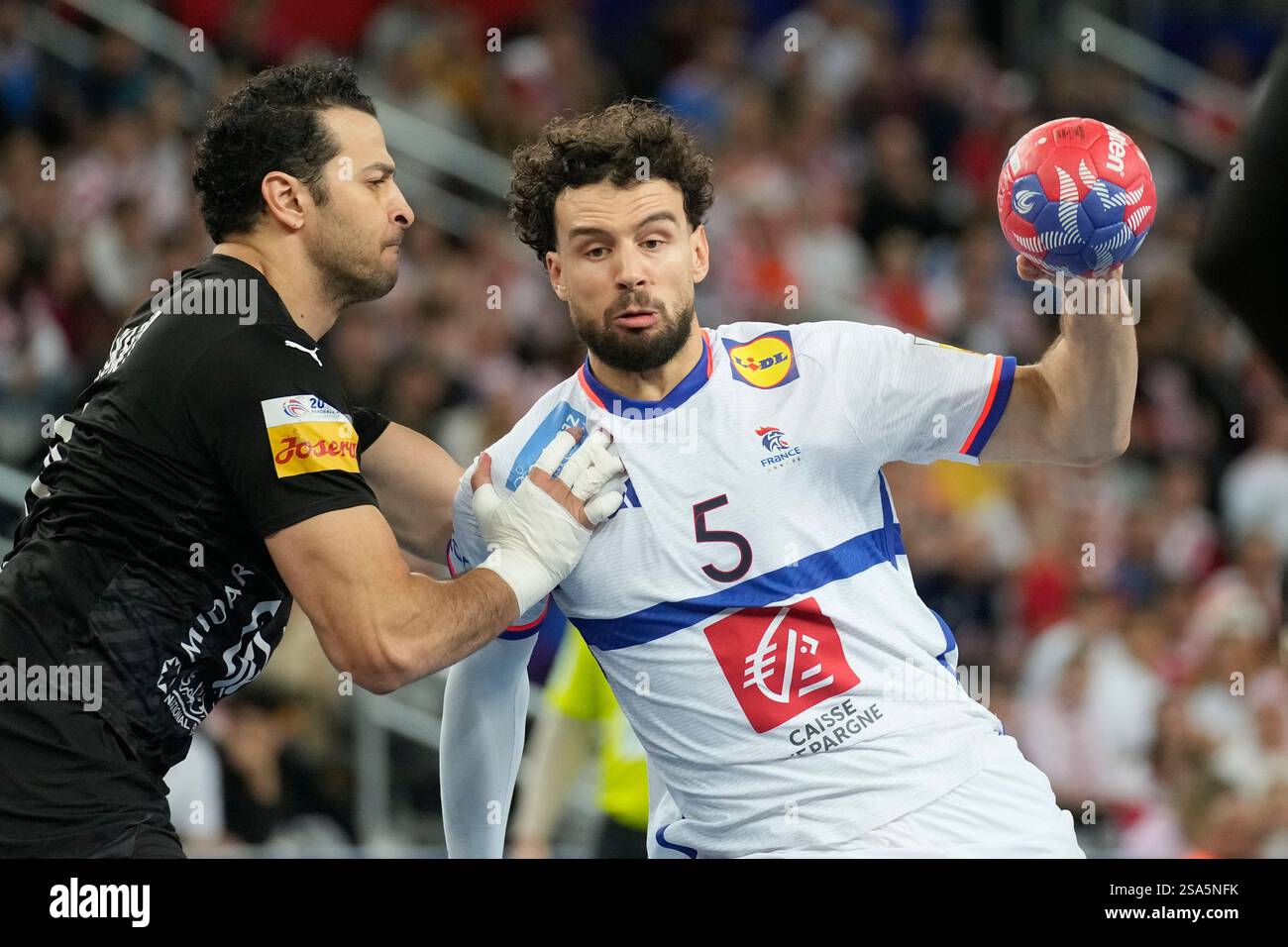 France's Nedim Remili in action during the quarterfinal match between ...