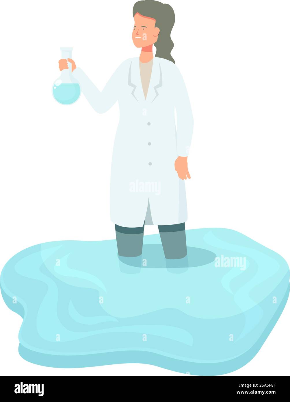 Impact of rising sea levels Stock Vector Images - Alamy