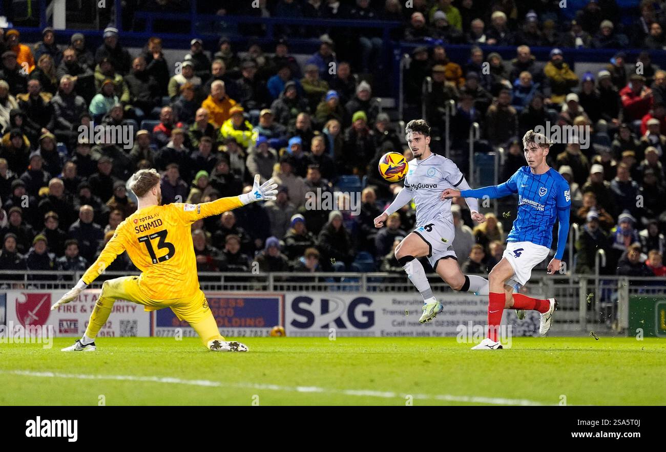 Millwall's Mihailo Ivanovic scores their side's first goal of the game ...