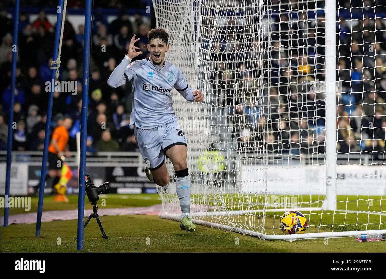 Millwall's Mihailo Ivanovic celebrates scoring their side's first goal ...