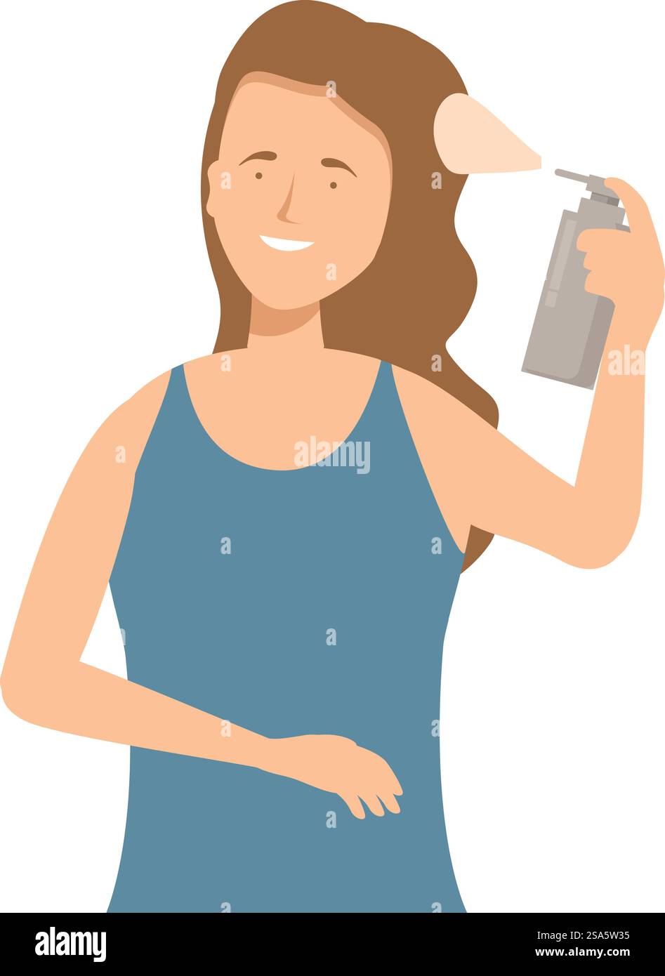 Hairdresser salon perfect beauty Cut Out Stock Images & Pictures - Alamy