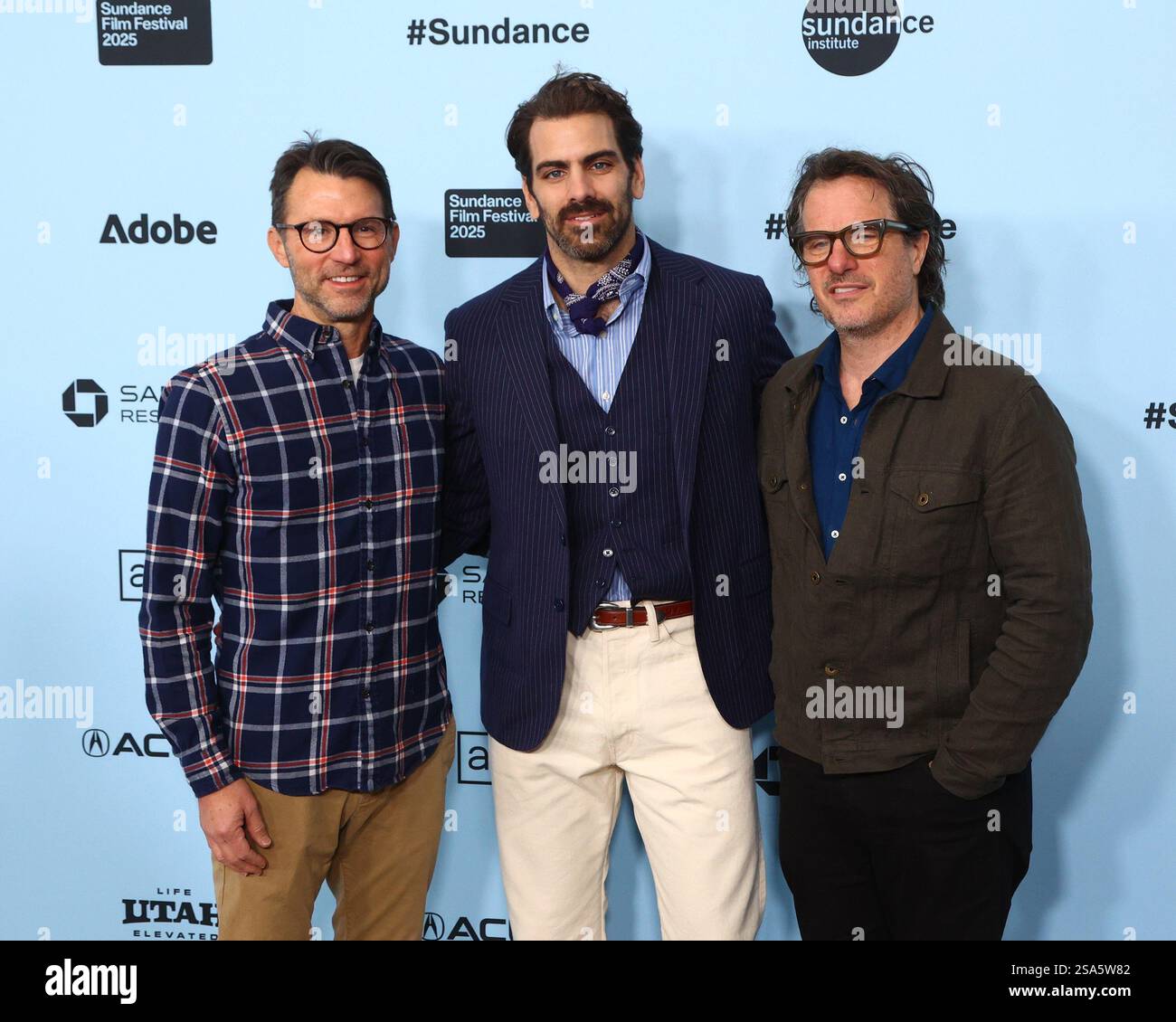 Ut. 28th Jan, 2025. Jonathan King, Nyle Dimarco, Davis Guggenheim at arrivals for DEAF PRESIDENT ...