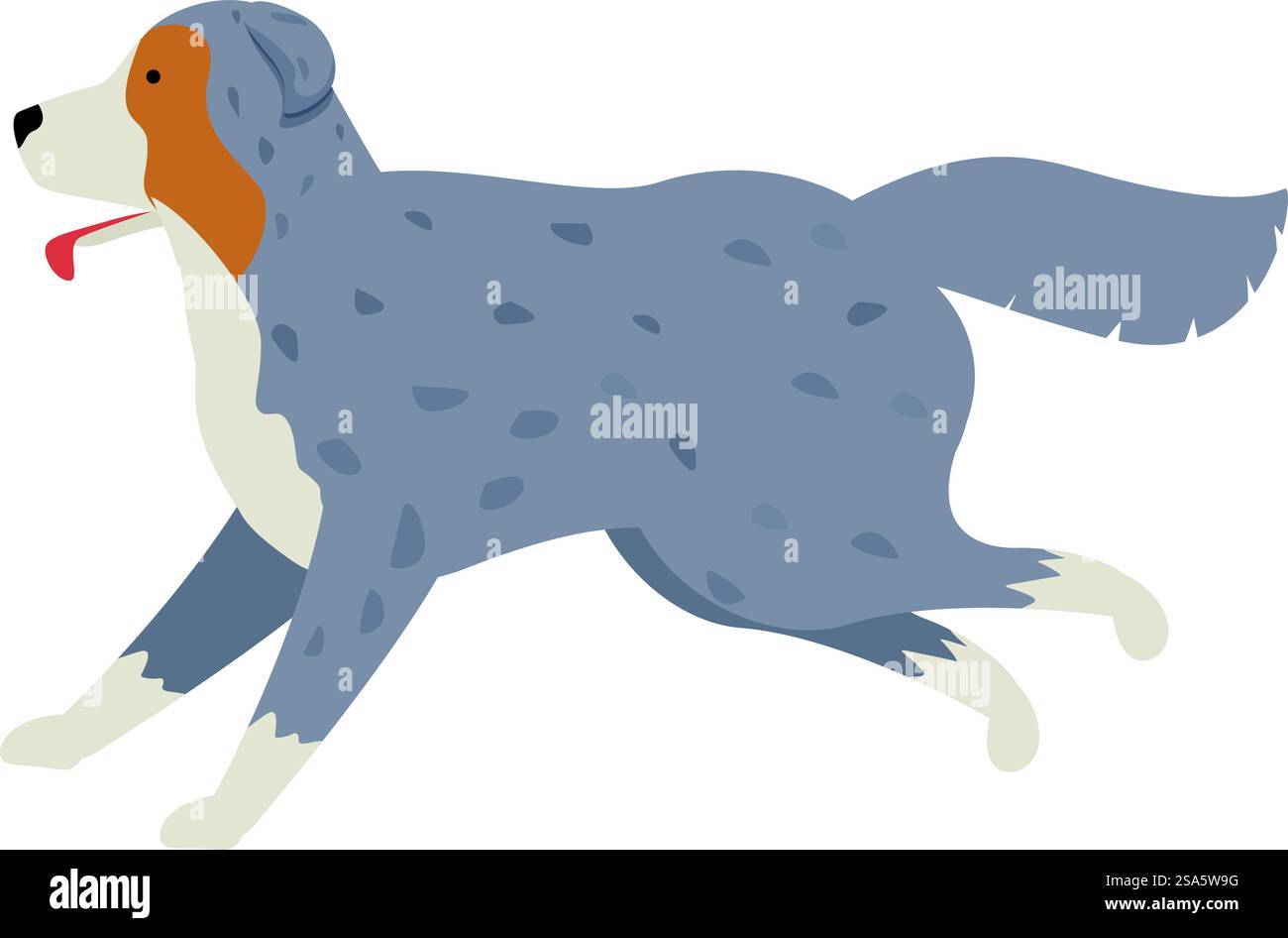 Adorable active playful purebred Stock Vector Images - Alamy