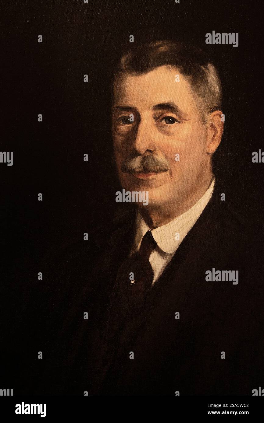 The portrait of Andrew James Symington the founder of Graham's port ...