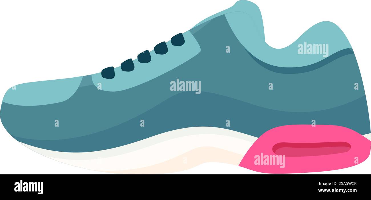 Modern running shoe designed for comfort and performance during urban ...