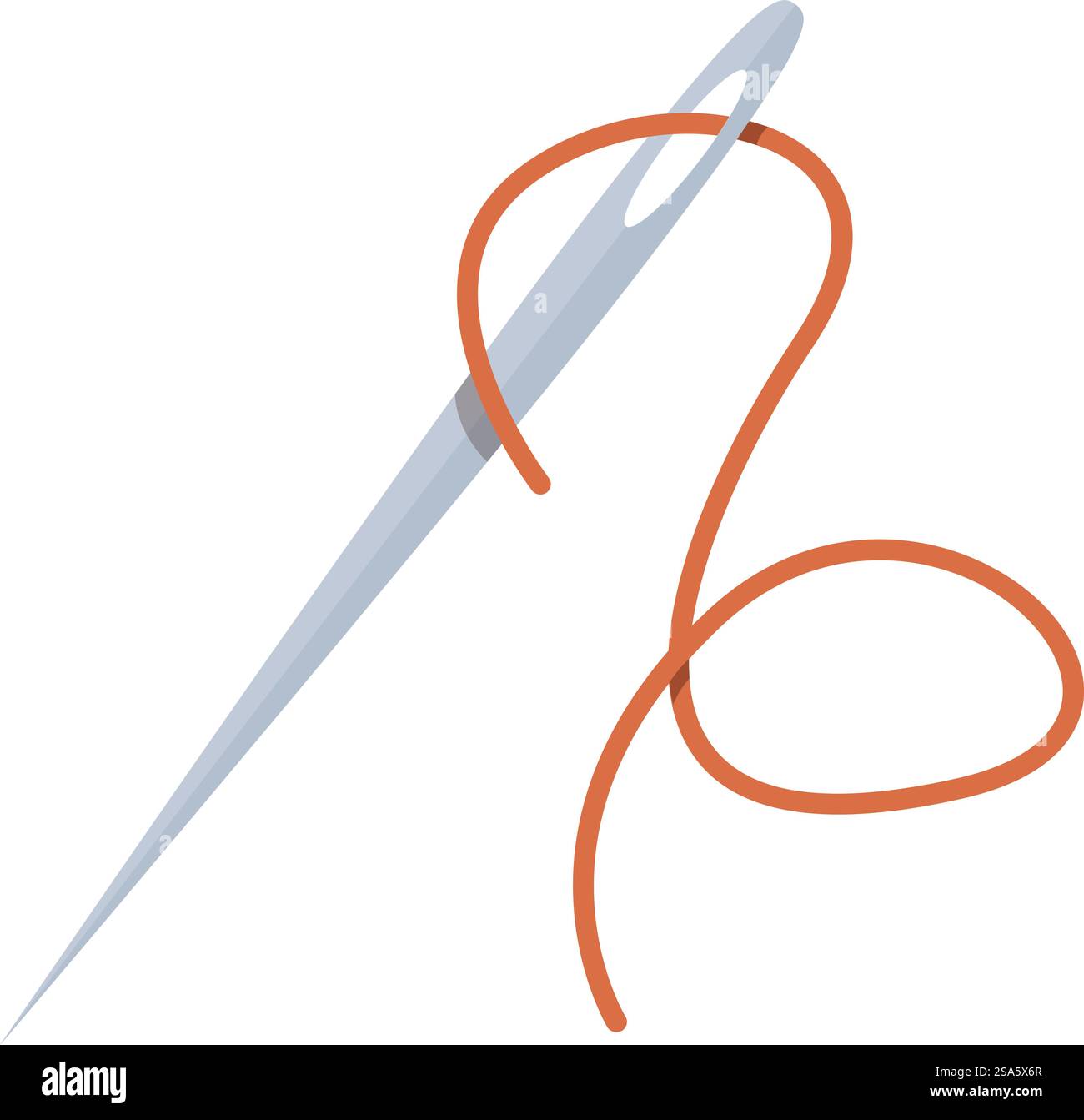 Needle pulling thread, sewing equipment for dressmaking and tailoring ...