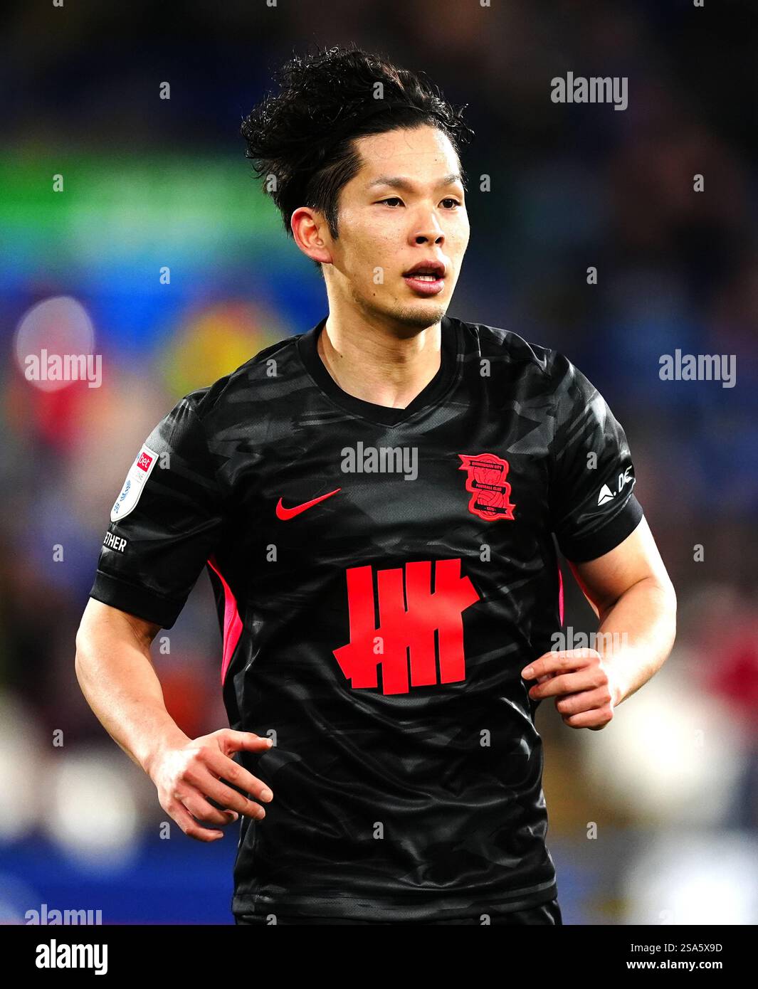 Birmingham City's Tomoki Iwata in action during the Sky Bet League One match at The John Smith's ...