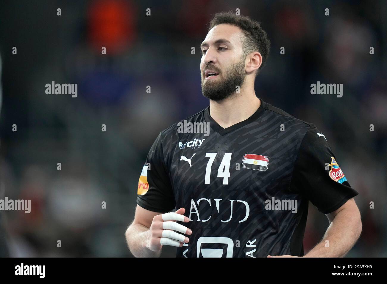 Egypt's Yasser Abdelwahed during the quarterfinal match between France ...