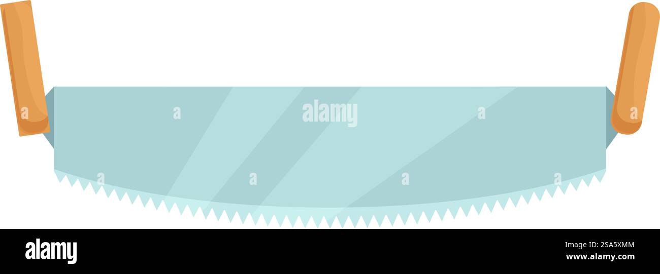 This two handed saw is perfect for cutting wood hi-res stock ...