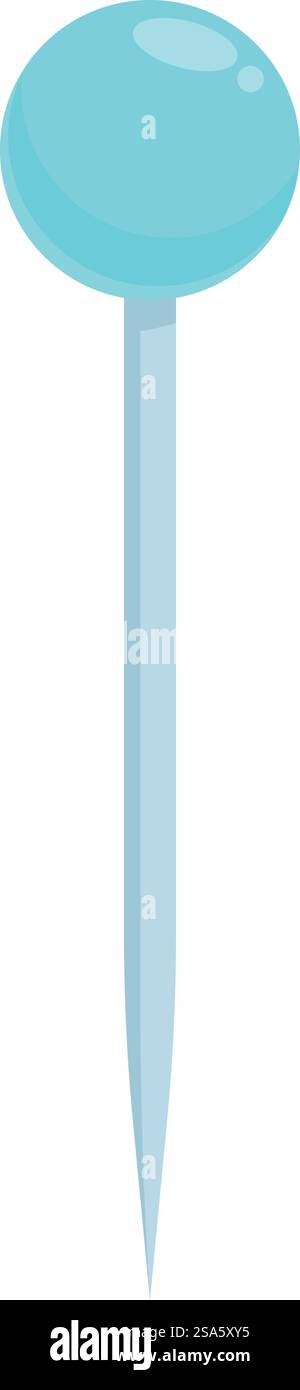 This push pin is pointing at something very important. Blue push pin ...