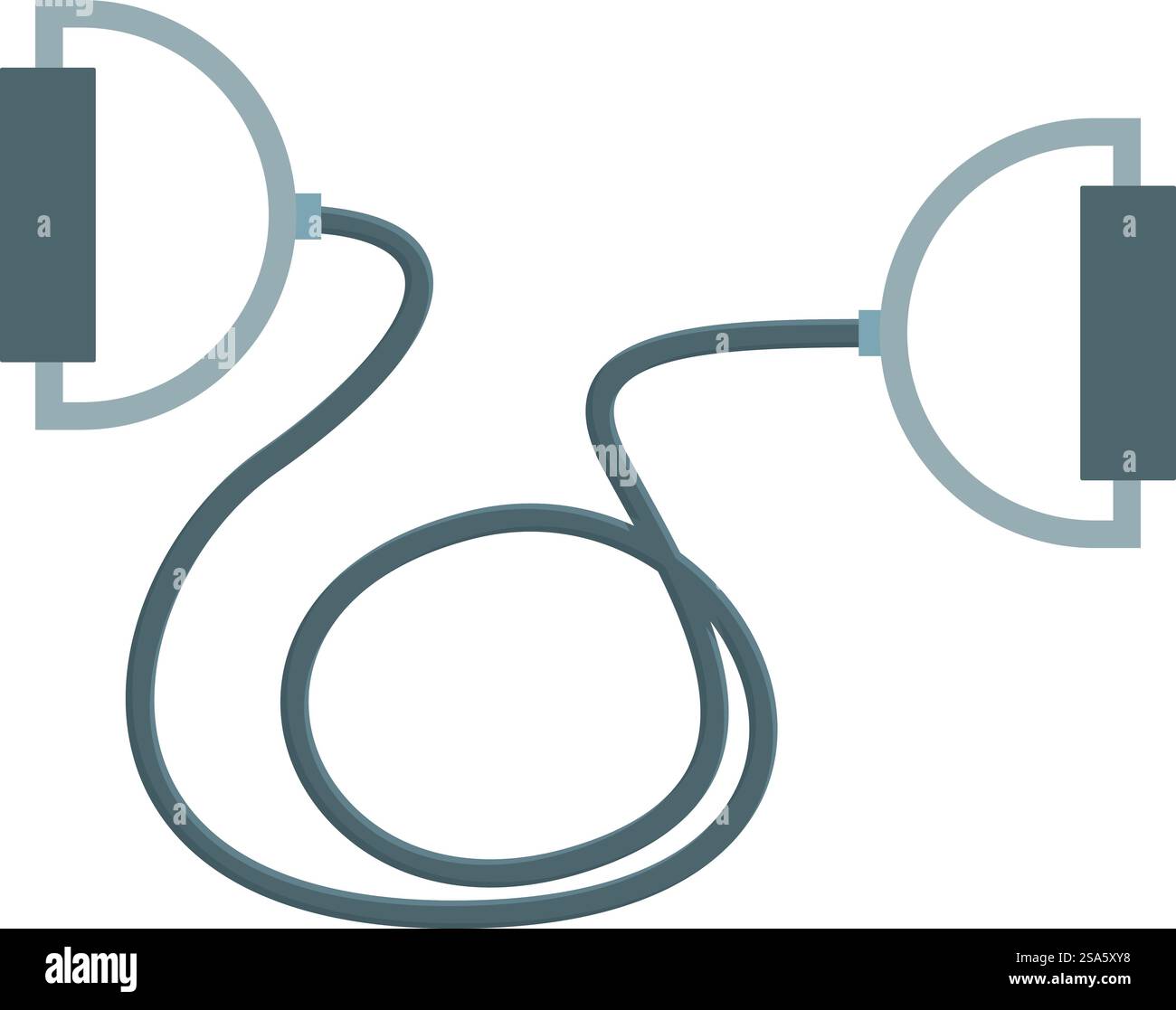 Blue resistance band Stock Vector Images - Alamy