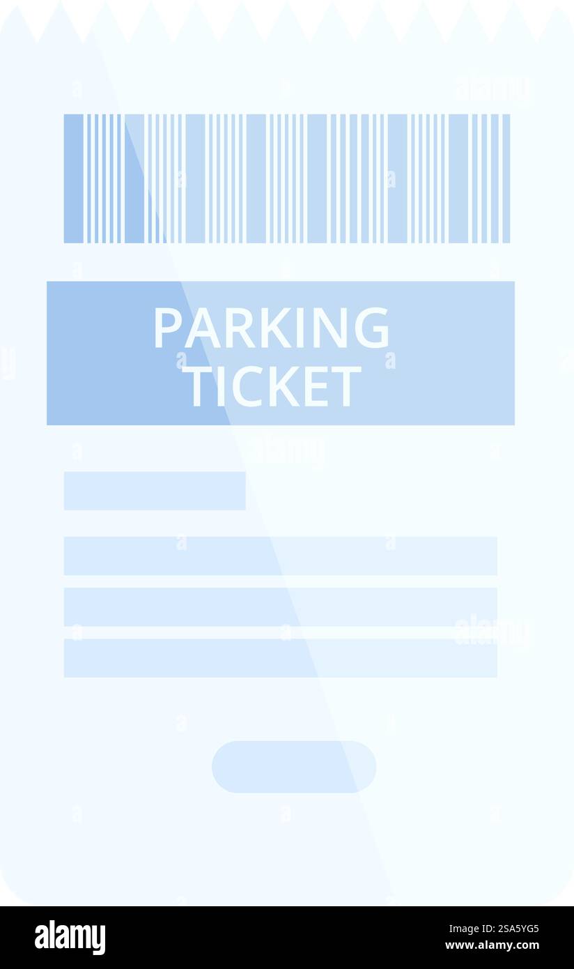 Parking ticket is showing payment for parking spot on street. Parking ...