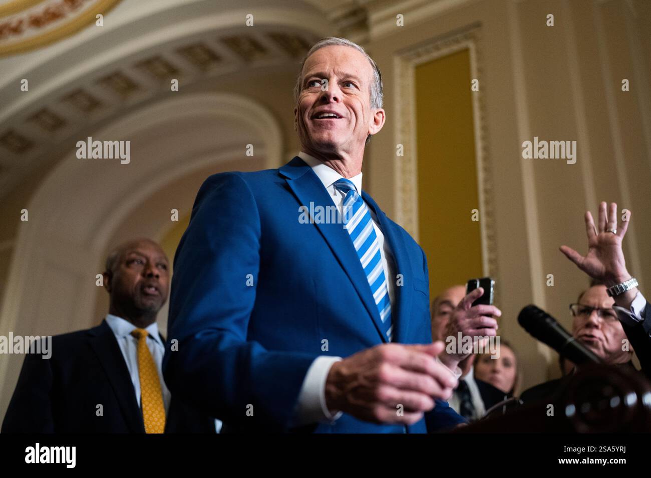 UNITED STATES - JANUARY 28: Senate Majority Leader John Thune, R-S.D ...