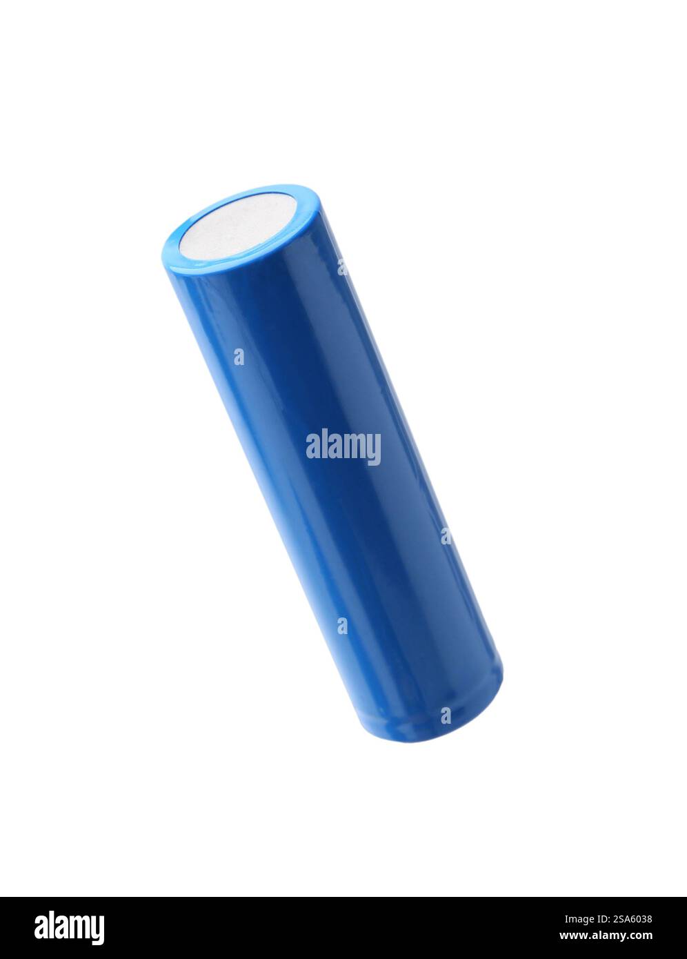 One AA cell battery isolated on white Stock Photo - Alamy